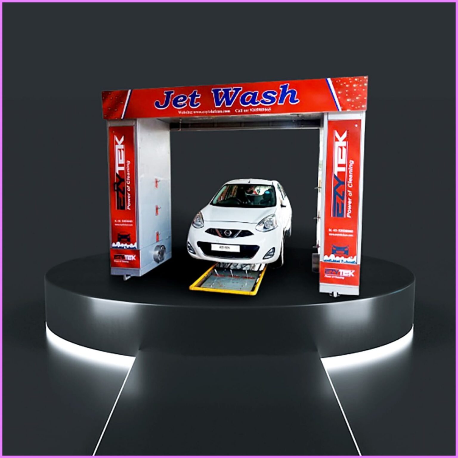 Automatic Car Jet Wash Plant - Ezytek clean