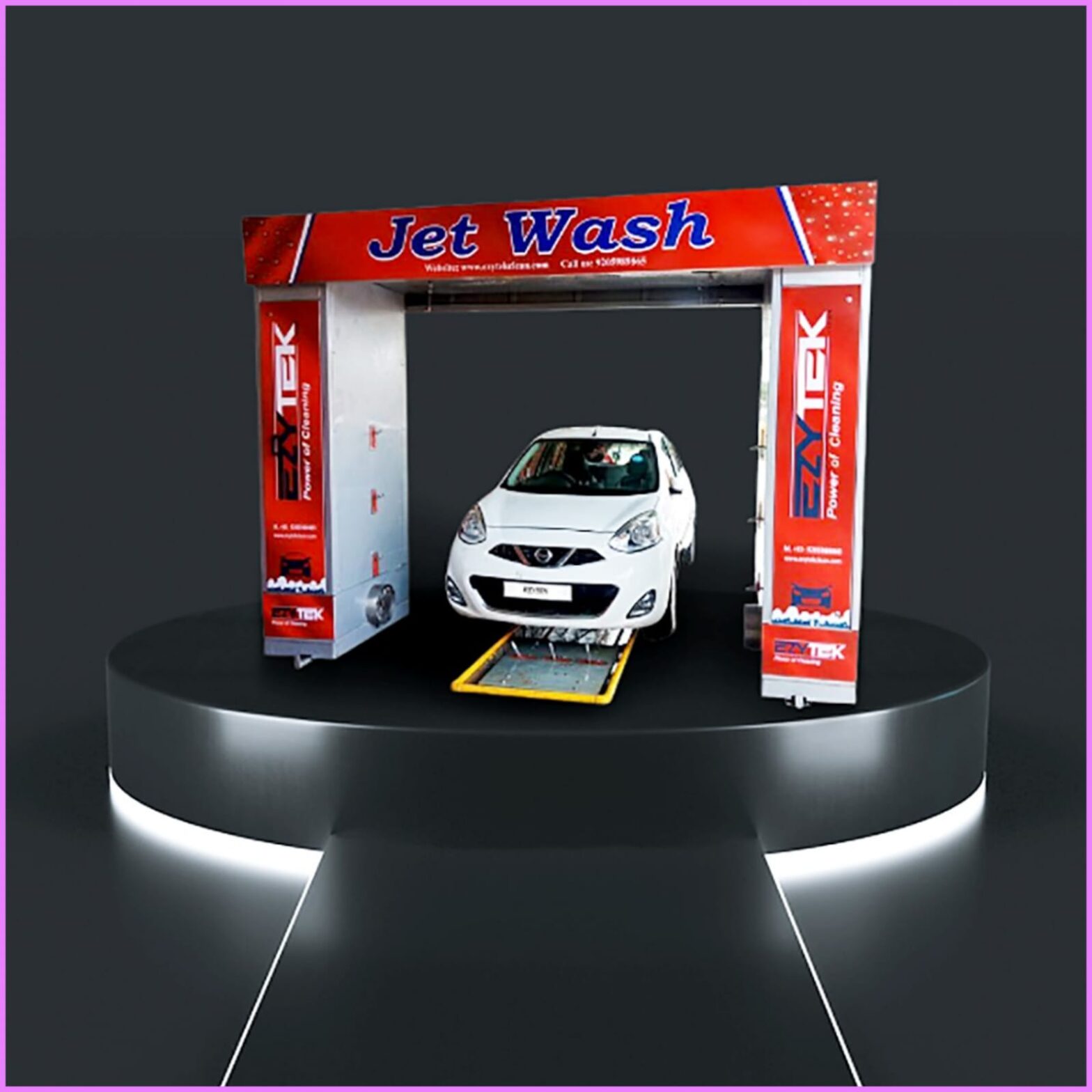 Automatic Car Jet Wash Plant - Ezytek clean