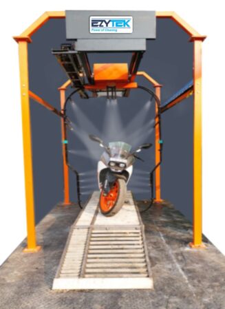 Automatic Bike Wash Plant - Ezytek clean