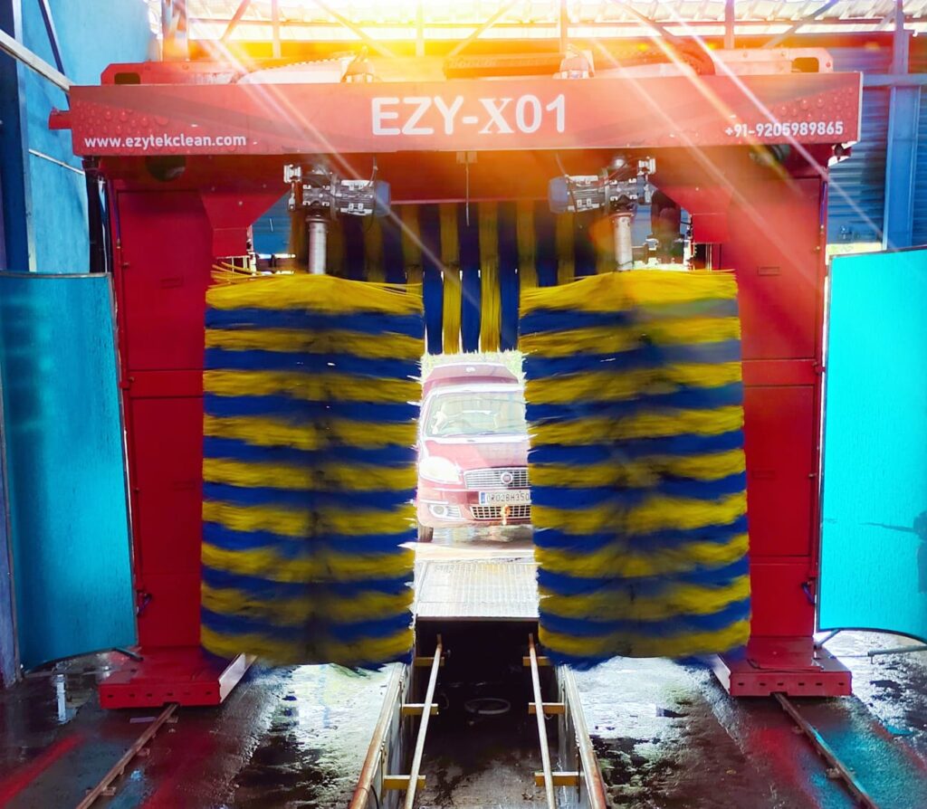 Automatic Brush Car Wash Plant - Ezytek clean