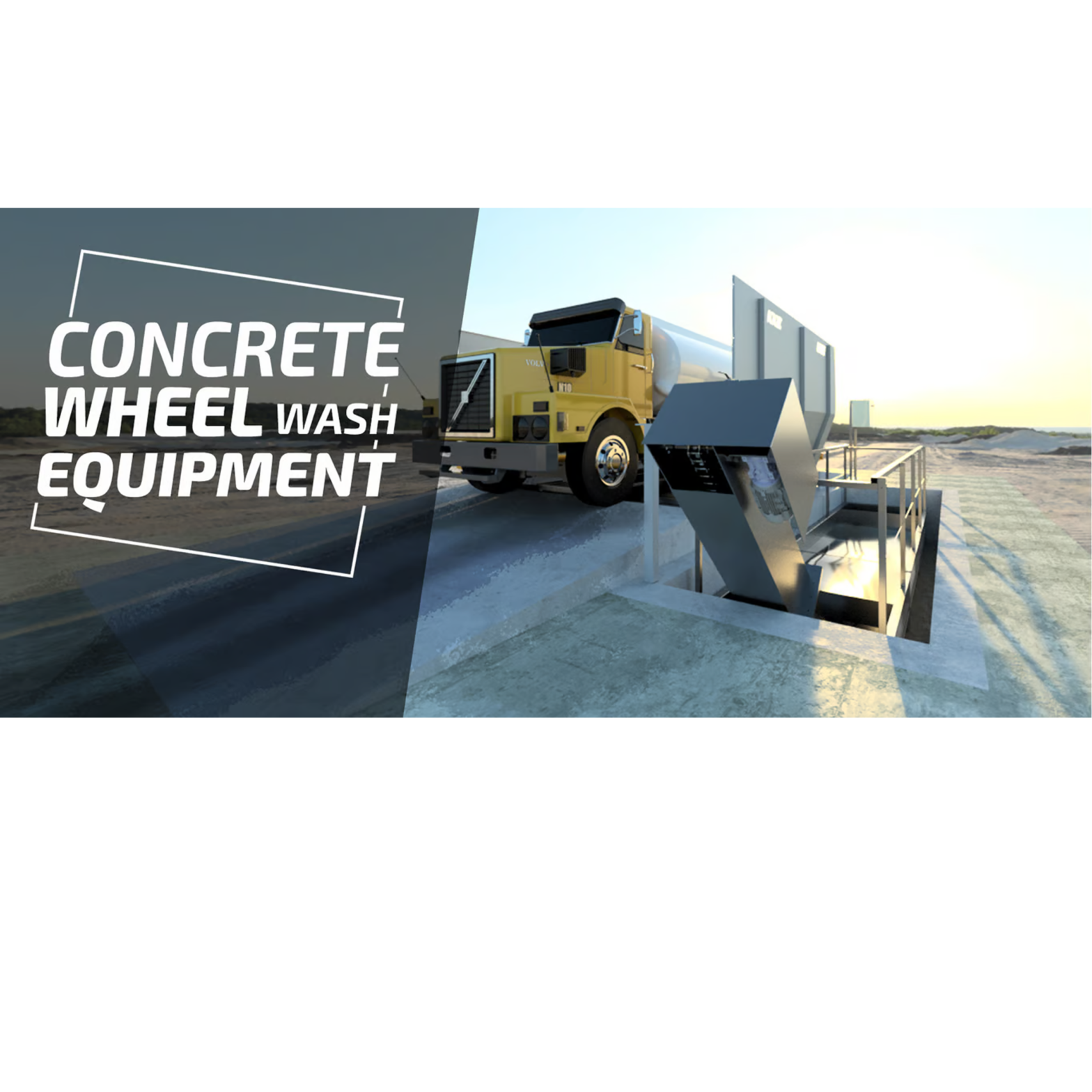 Concrete Tire Wash System - Ezytek clean